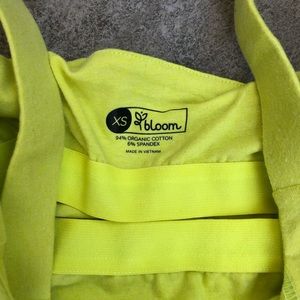 bloom | Tops | Bloom Organic Cotton Workout Top Xs | Poshmark